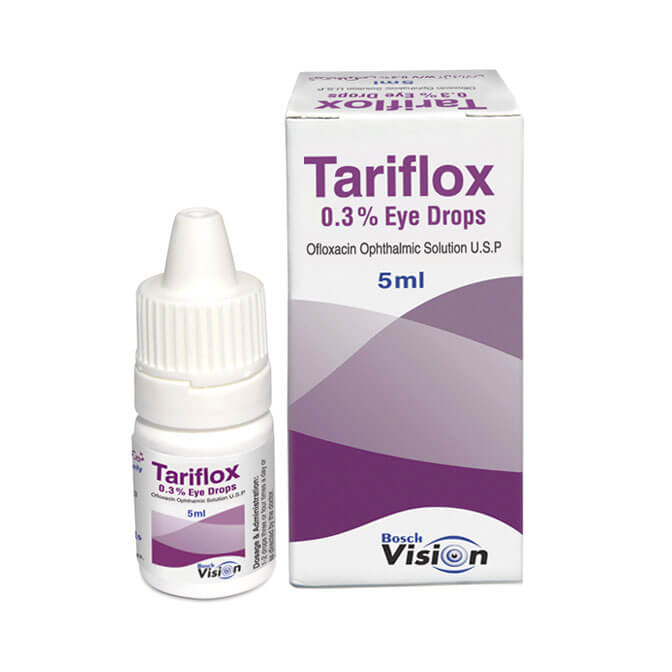 TARIFLOX 0.3% Eye Drops 5ml Price in Pakistan- MedicalStore.com.pk